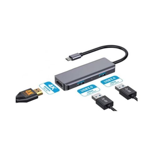 Xtreme XH303C Type-C to HDMI, USB3.0 Hub - TechDoor IT